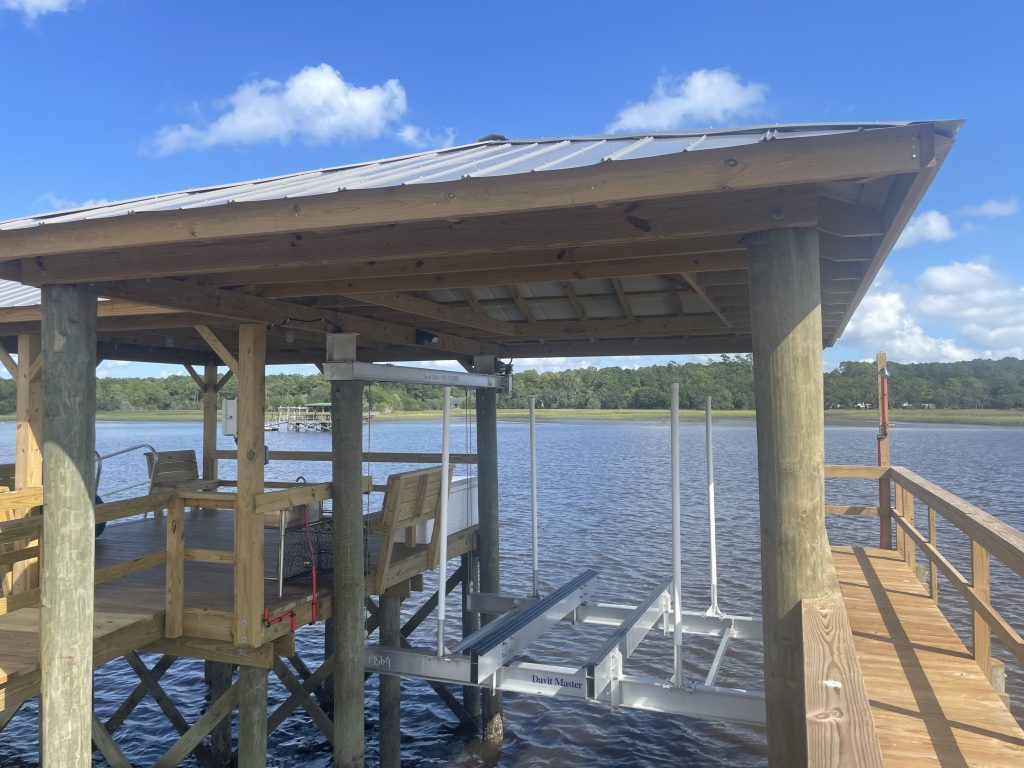 Boat Lift Bunk and Guide Adjustments - Charleston, SC